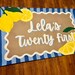 Lemon Birthday Banner - Amalfi Coast Birthday Decor - Lemon Theme Party ...
