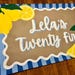 Lemon Birthday Banner - Amalfi Coast Birthday Decor - Lemon Theme Party ...
