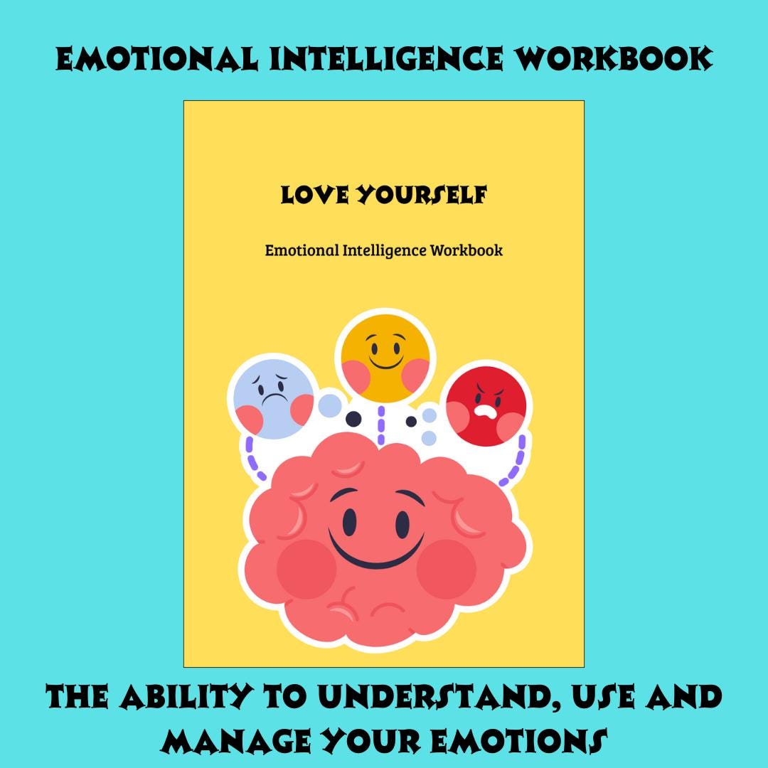 Emotional Intelligence Workbook, Self-awareness, Empathy & Resilience ...