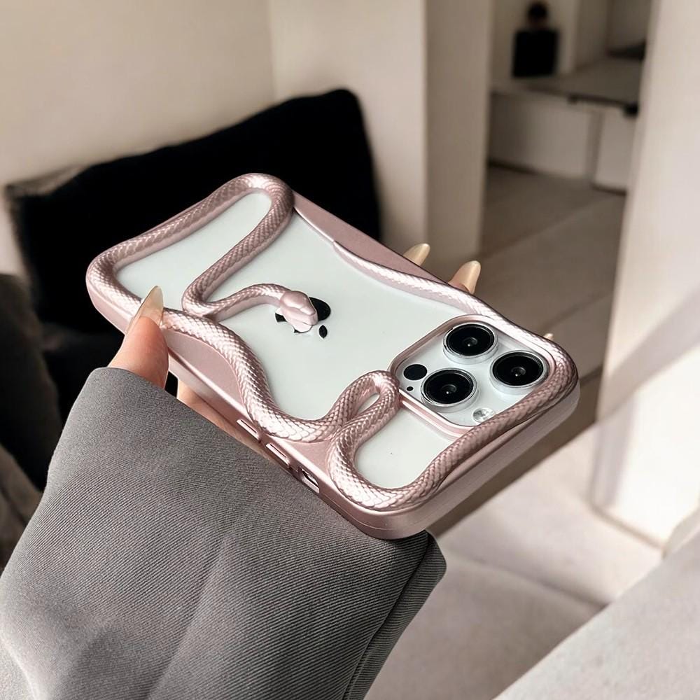 3D Snake iPhone Case: Shockproof Silicone, Heat Dissipating Design - Etsy
