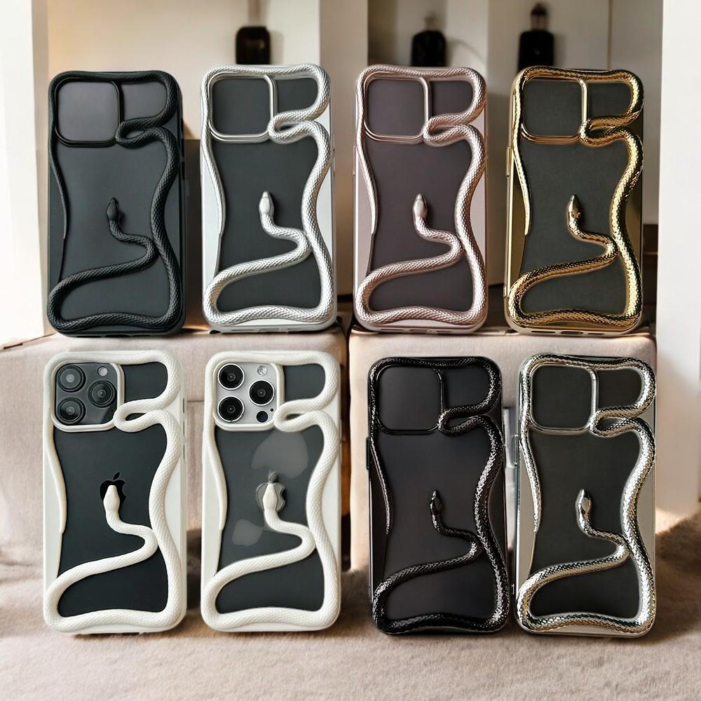 3D Snake iPhone Case: Shockproof Silicone, Heat Dissipating Design - Etsy