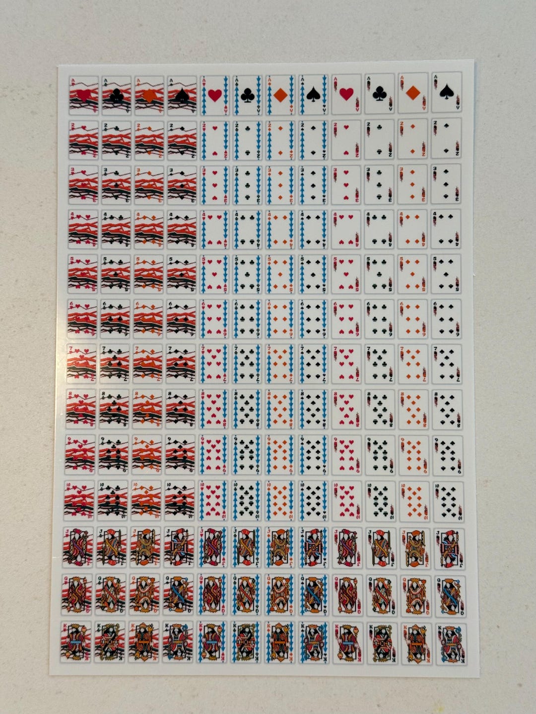 Balatro: All Multi, Bonus & Wild Cards Sticker Sheet - High Quality ...