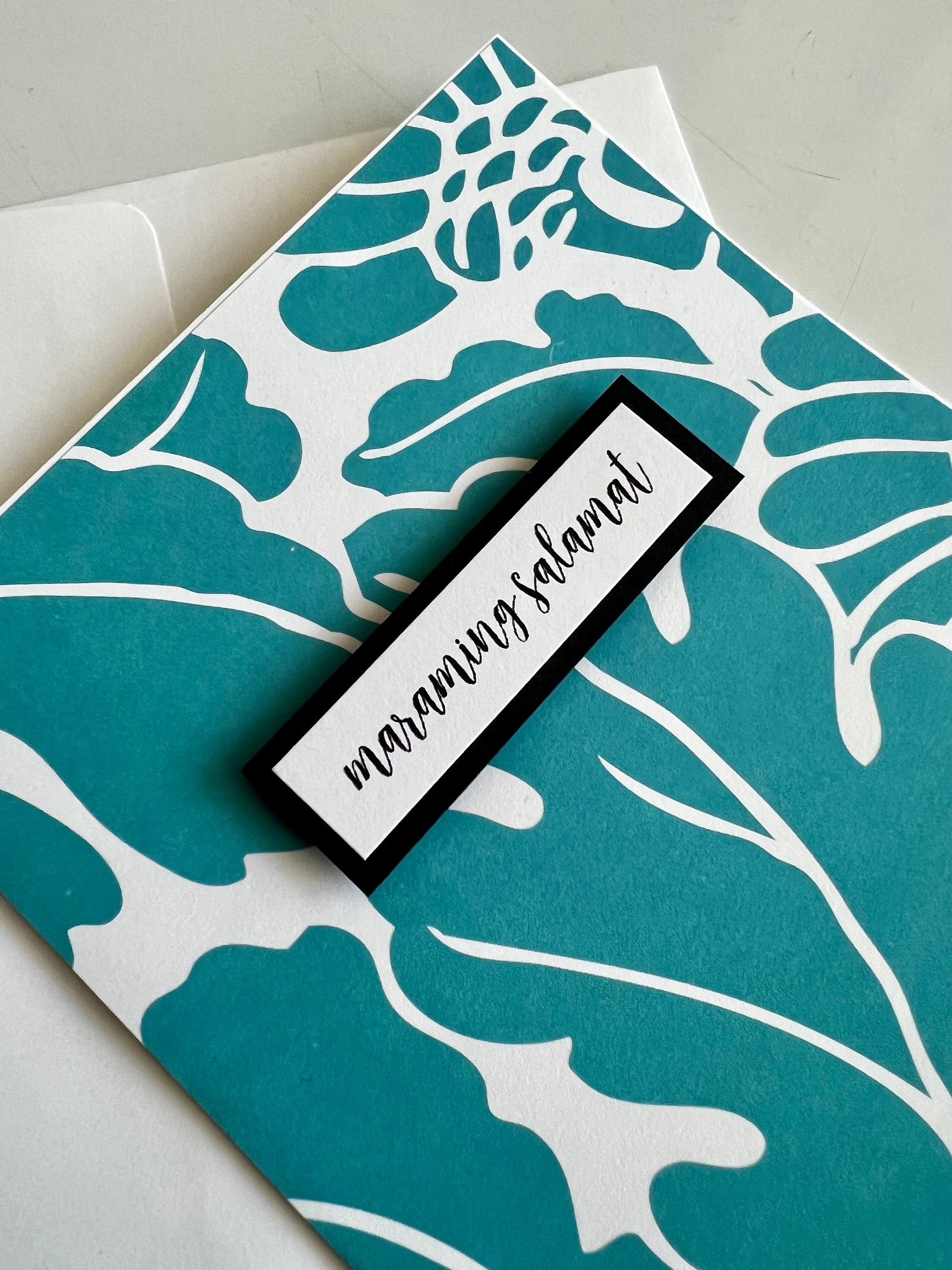 Maraming Salamat (thank You) Card - Your Choice - Handmade Blank Card ...