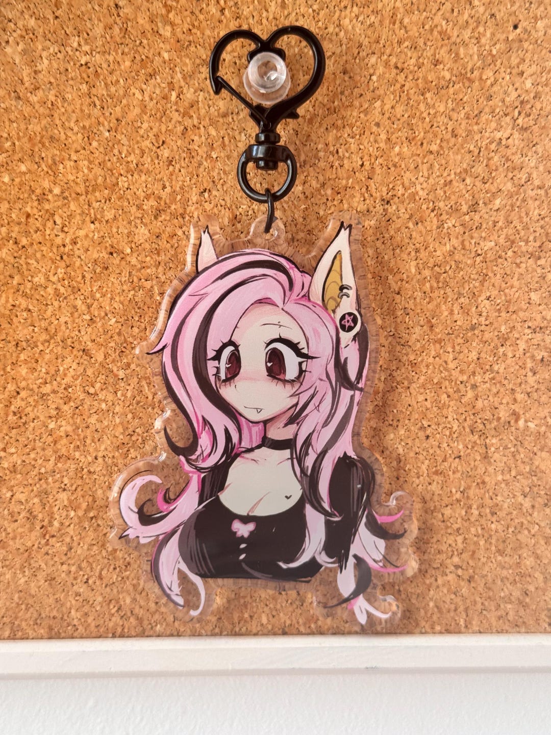 Emo Fluttershy Mlp Keychain - Etsy