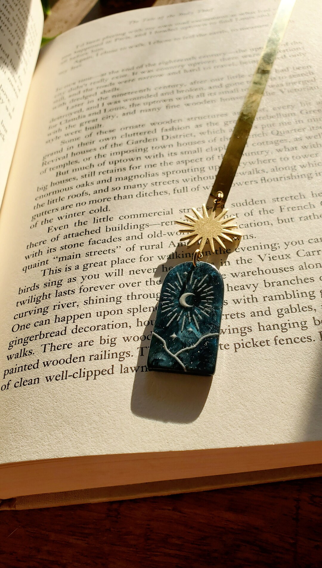 Velaris Seal Inspired Bookmark// Brass Mountain and Star Bookmark ...