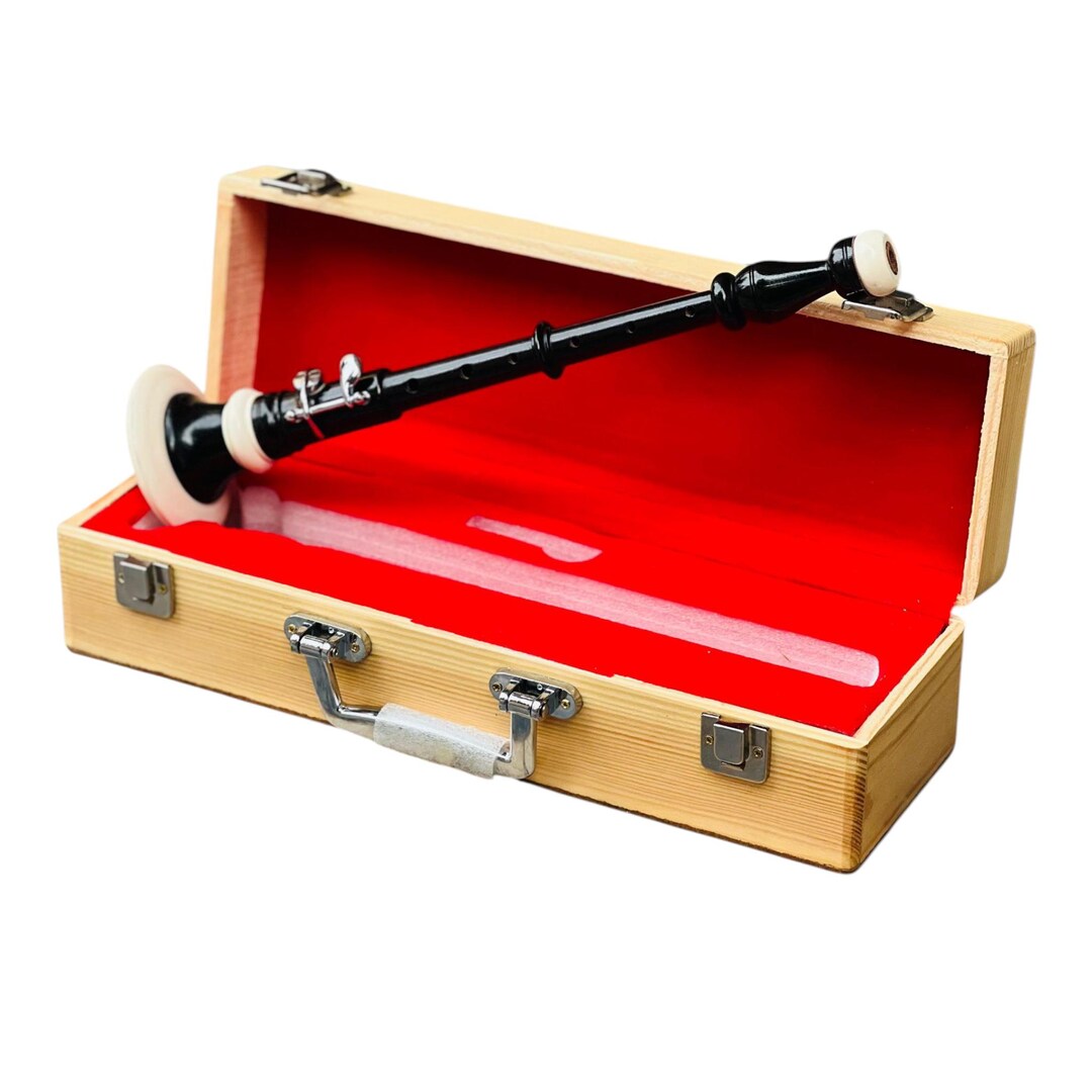 Black Wooden Handcrafted Bombard Musical Chanter Traditional Folk ...