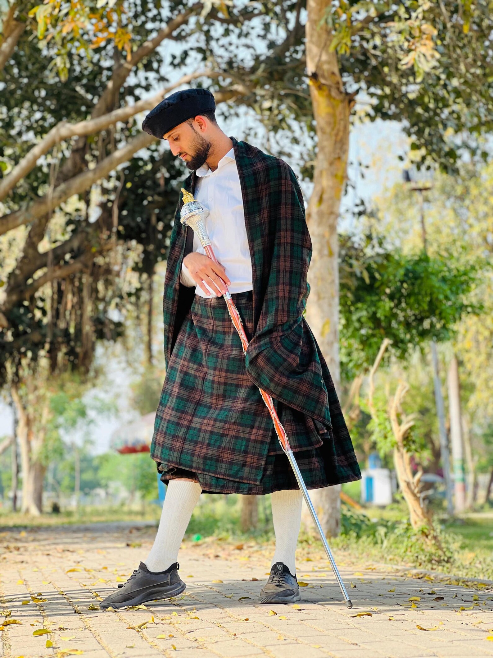 Scottish Great Kilt Traditional Tartan Great Kilt Handmade 16th Century ...