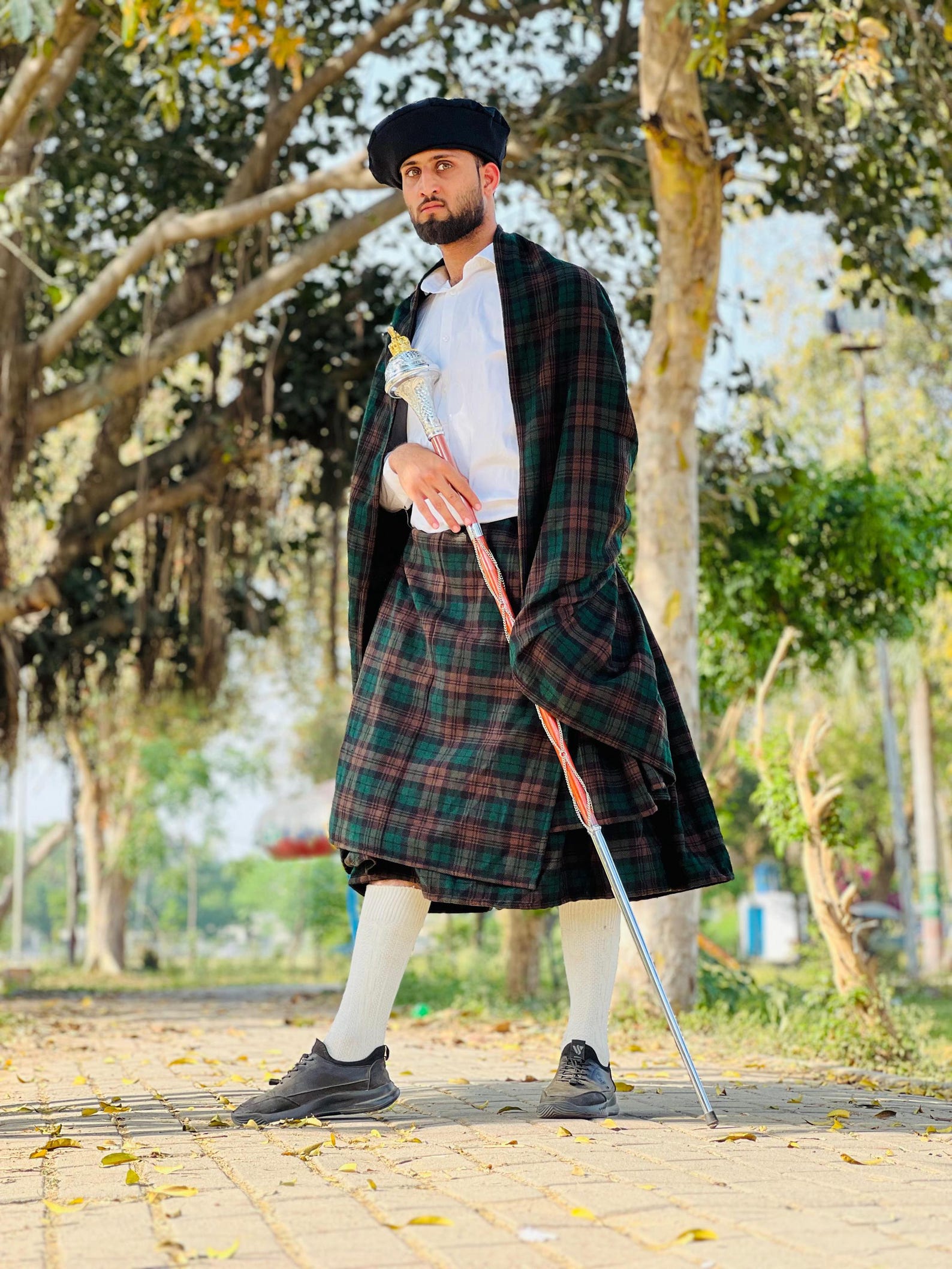 Scottish Great Kilt Traditional Tartan Great Kilt Handmade 16th Century ...