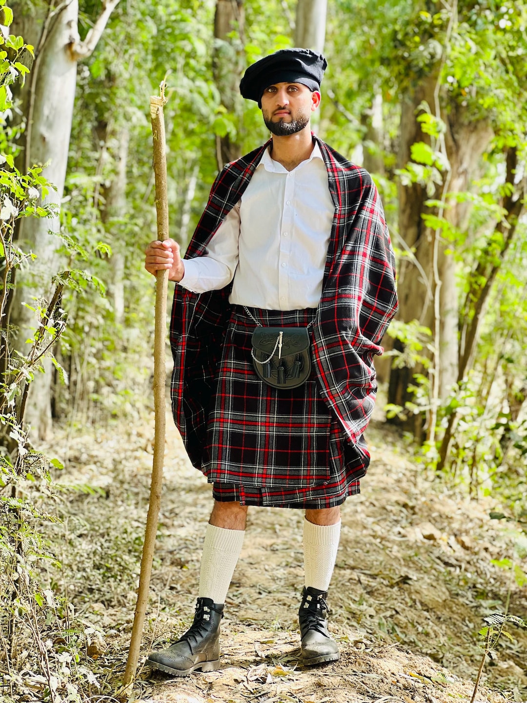 Traditional Highland Vintage Great Kilt Scottish Handmade Great Kilt ...