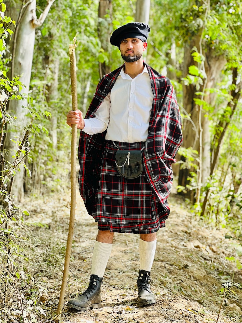 Traditional Highland Vintage Great Kilt Scottish Handmade Great Kilt ...
