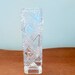 Fostoria Glass Vase for Avon Square Contemporary Cross Hatch Pattern ...