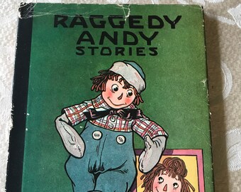 The Raggedy Andy Stories by Johnny Gruelle - Vintage Hardcover Book ...