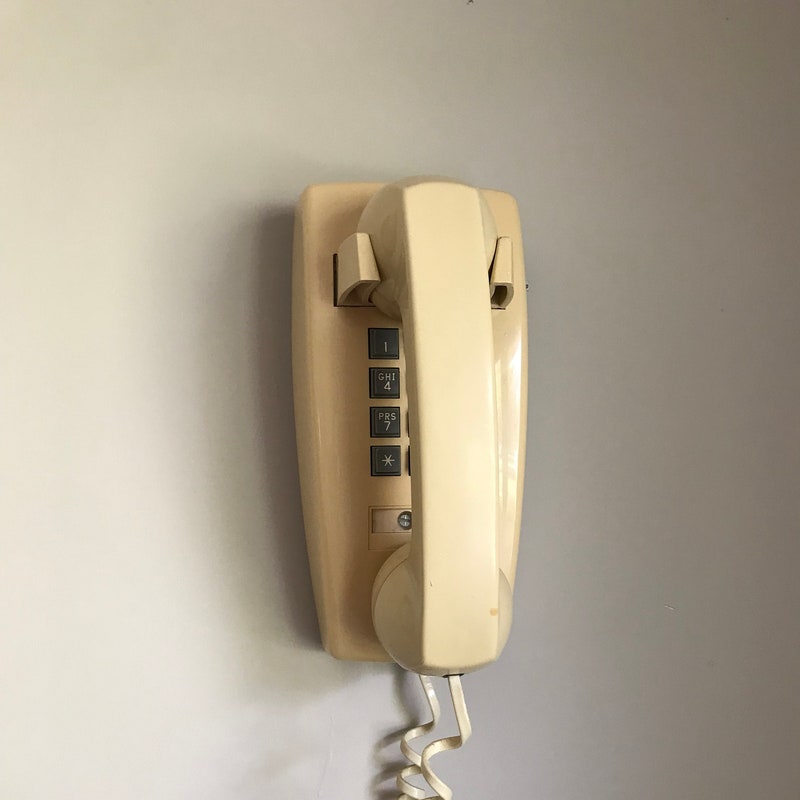 Vintage Wall Phone - Etsy