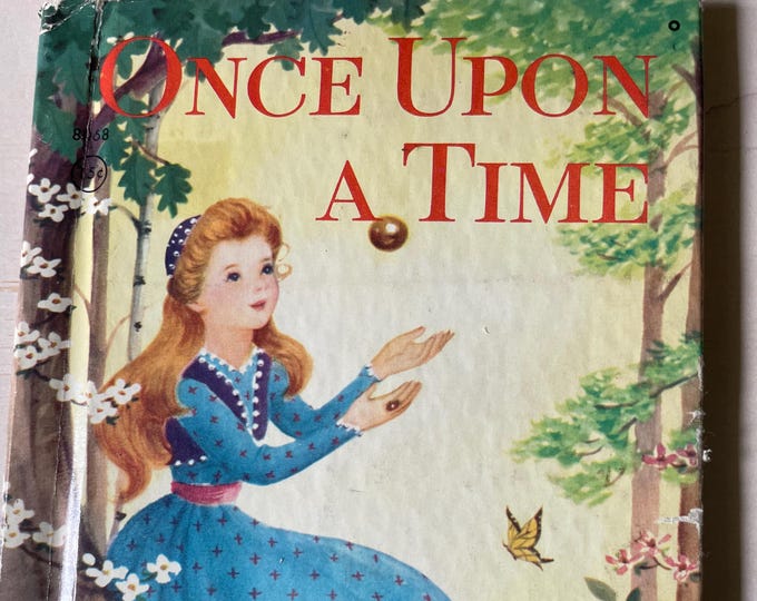 Once Upon a Time the Frog Prince Story Book Rand Mcnally Junior Elf ...