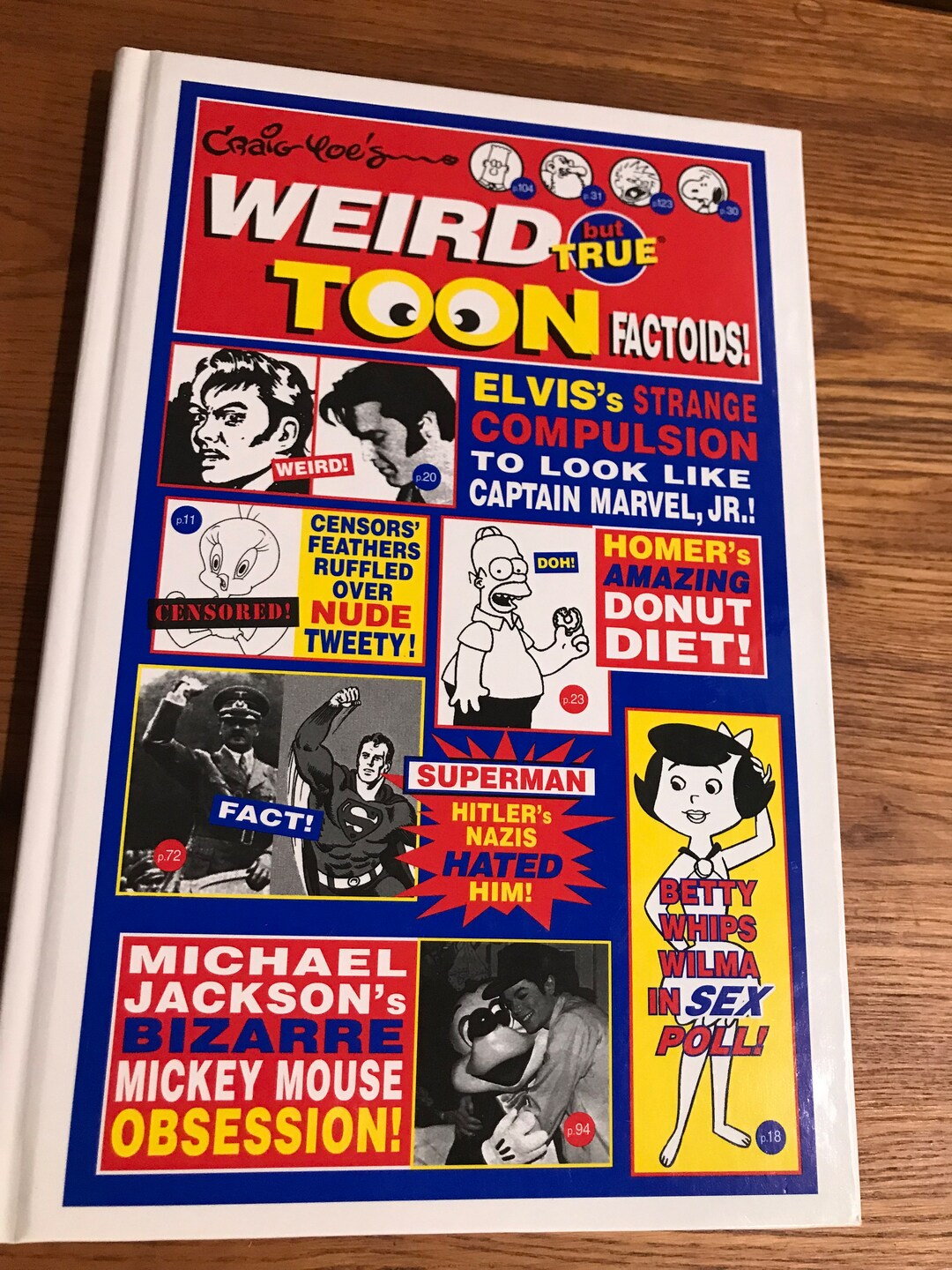 Weird but True Toon Factoid Book Cartoons Vintage 1999 by Craig Yoe ...