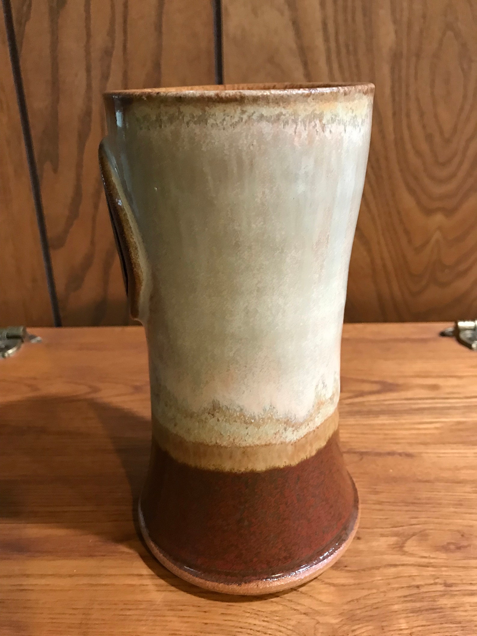 Ash Pottery Beer Stein Big Size Ceramic Hand Made Stoneware Drinking ...