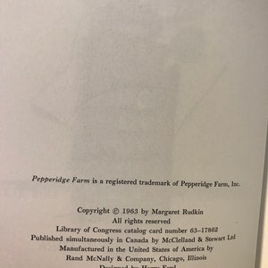 Pepperidge Farm Cookbook Margaret Rudkin, Erik Blegvad Illustrations ...
