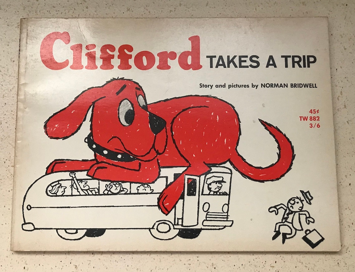 Clifford Takes A Trip Book Vintage 1967 Scholastic Soft Cover | Etsy