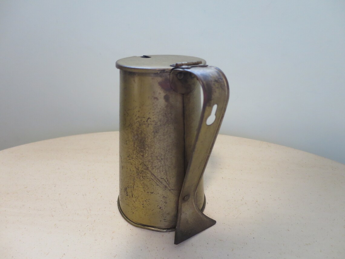 Mayflower Brass Container Craftsman Fire Starter W/ Hinged Lid - Etsy