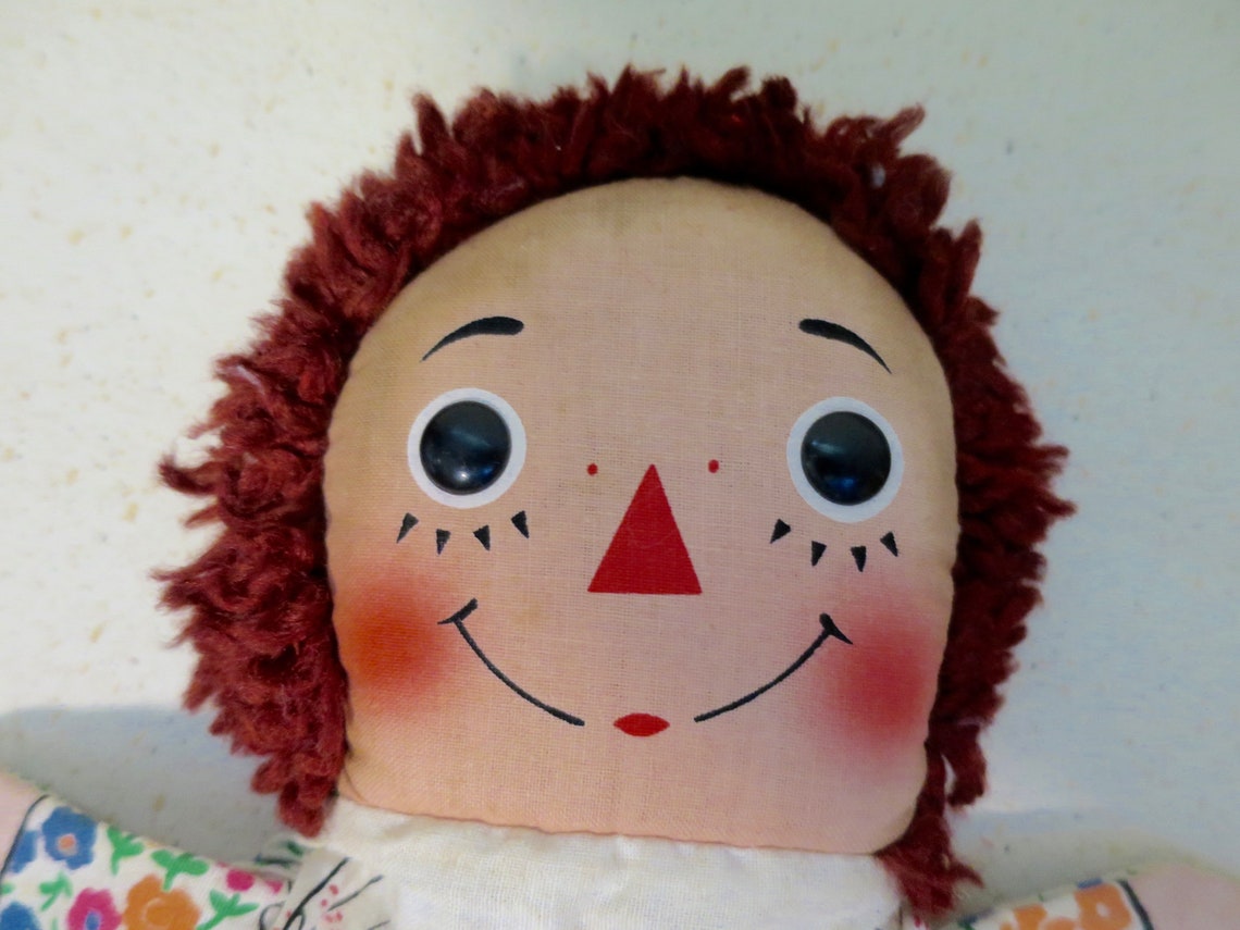 Raggedy Ann Doll Puppet Knickerbocker Toy Company 1960's - Etsy