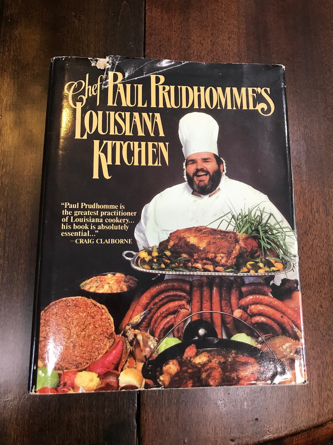 Chef Paul Prudhomme Louisiana Kitchen Cookbook Cajun Country Recipes Home Cooking HC Vintage ...