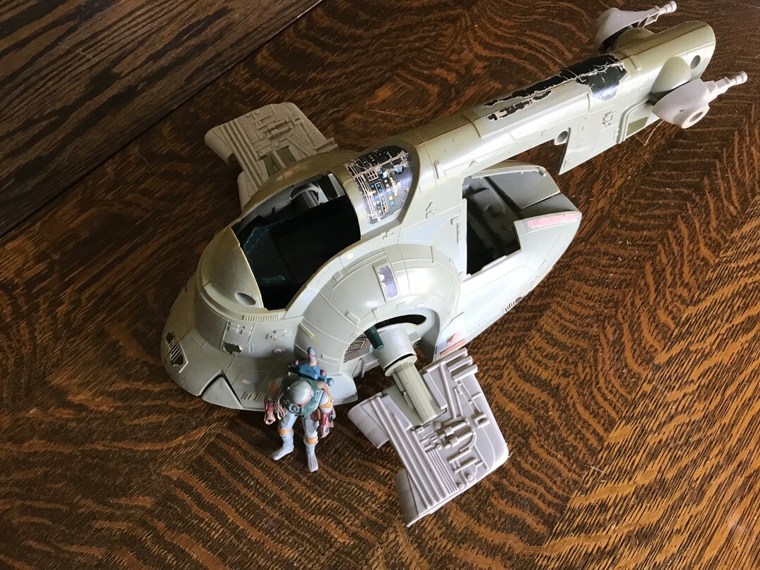 Star Wars Slave 1 Ship Toy Mandalorian Space Ship Original 1981 Lucas ...