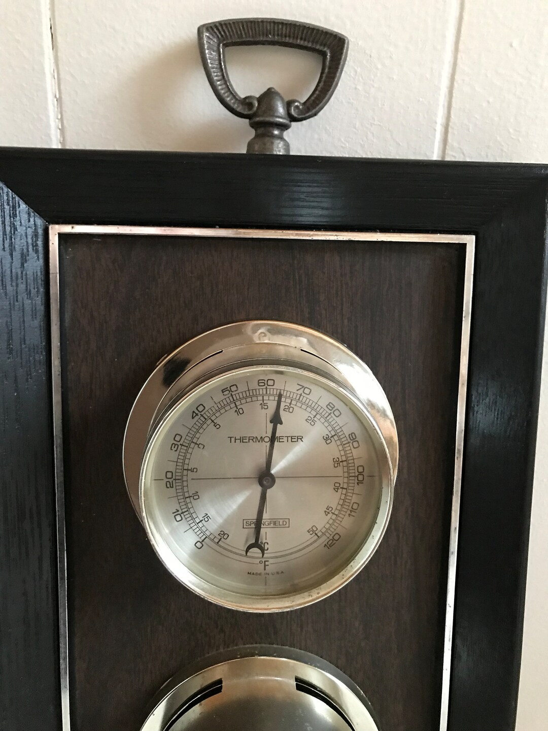 Springfield Wall Weather Station 3 Gauges Thermometer Barometer ...