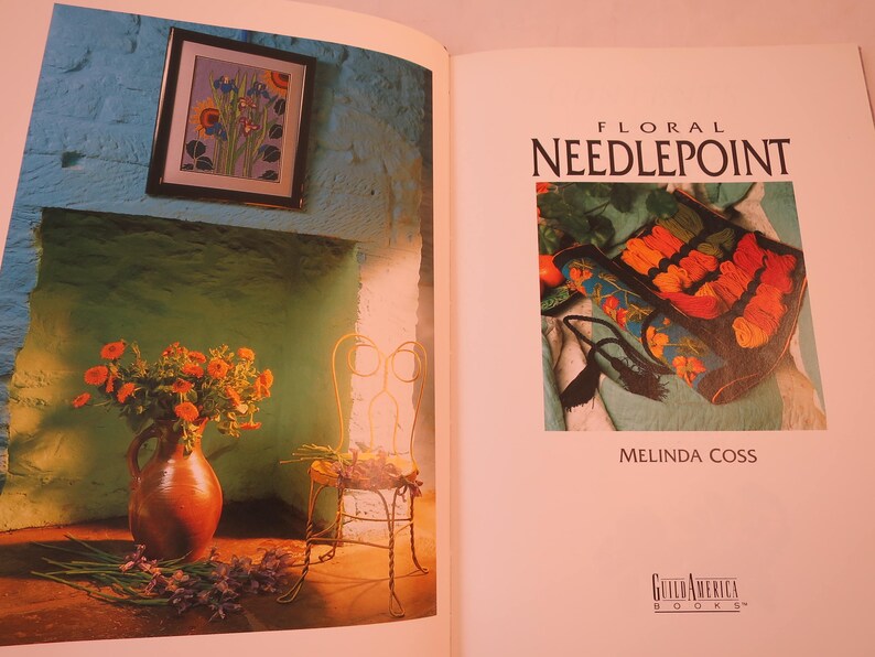Floral Needlepoint Book Melinda Coss Designs for Needlepoint Great ...