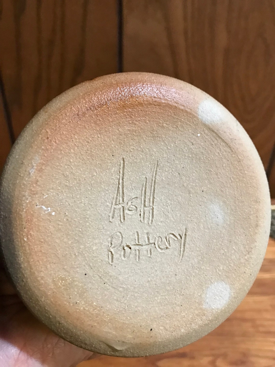 Ash Pottery Beer Stein Big Size Ceramic Hand Made Stoneware Drinking ...