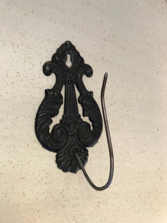 Cast Iron Spindle Bill Receipt Holder Black Paint Finish | Etsy