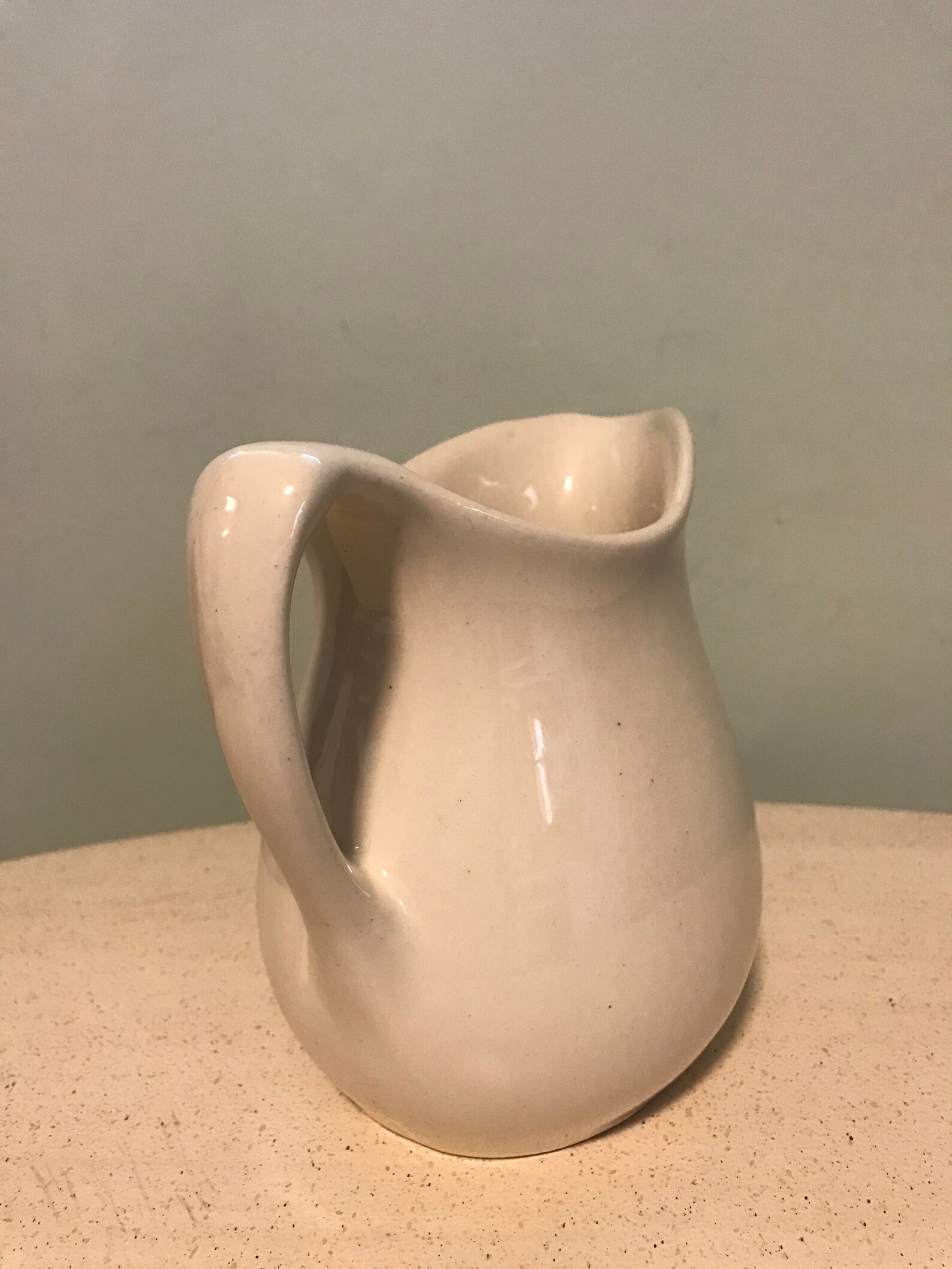 White Ironstone Pitcher 28 Oz. Vintage Serving Pitcher Classic ...