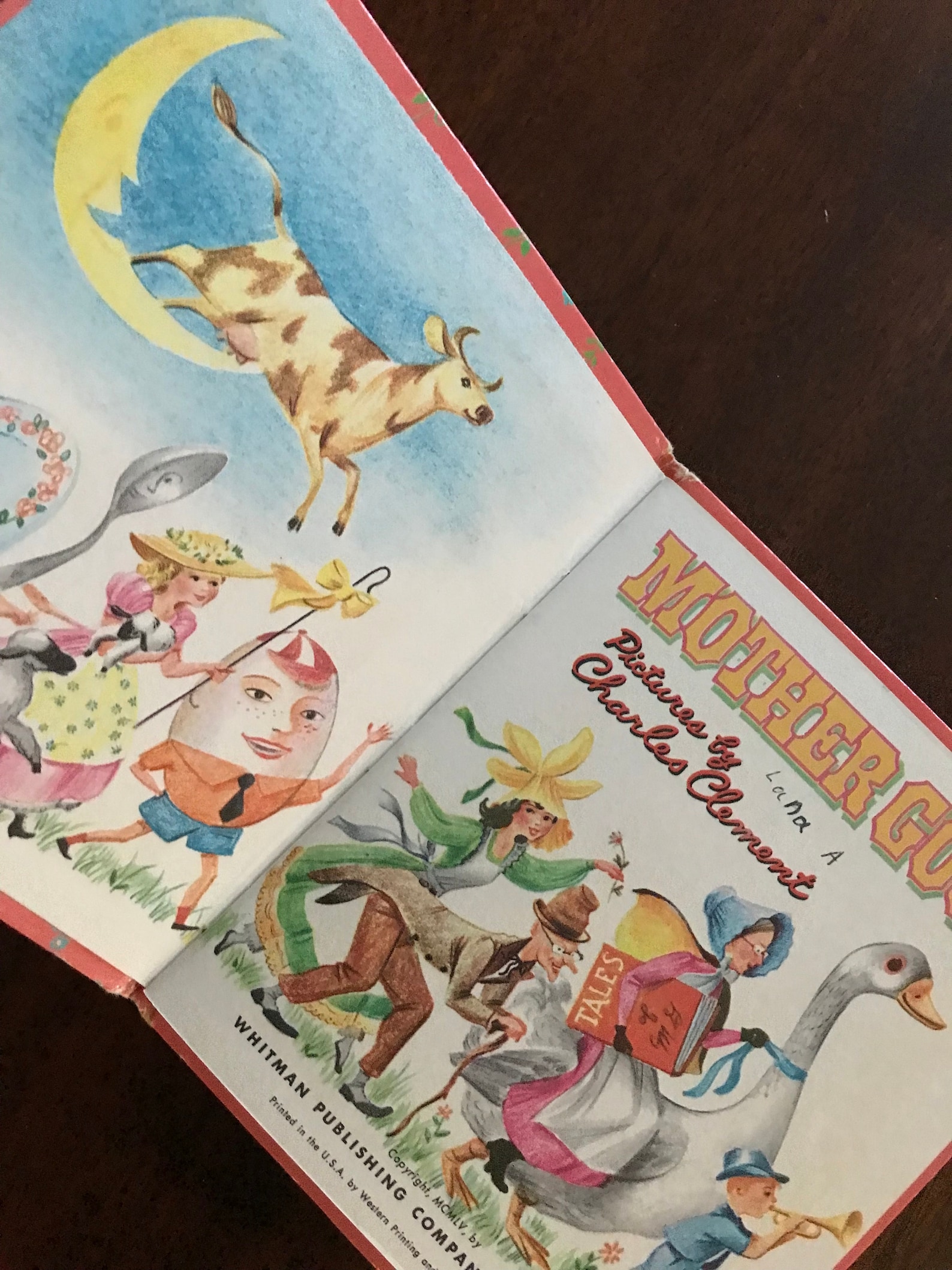 Mother Goose Story Book Whitman Tell-a-tale Childs Book - Etsy