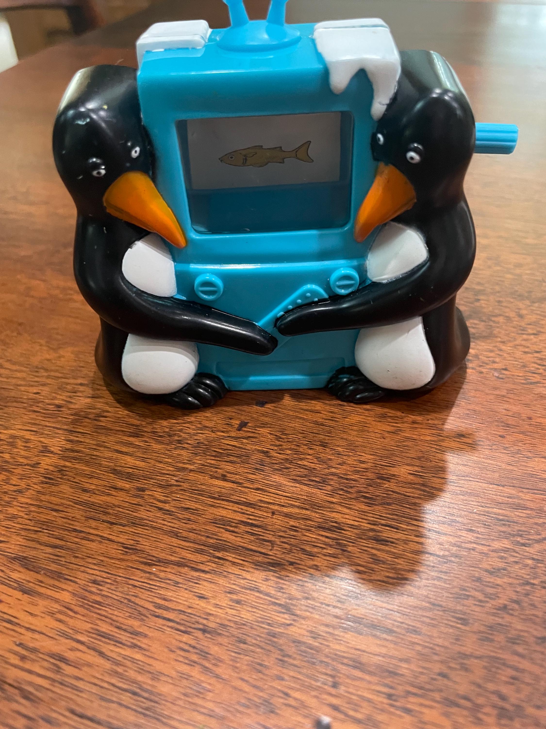 Penguins Taking TV Set KFC Kids Meal Toy ELP Communications Collectible ...