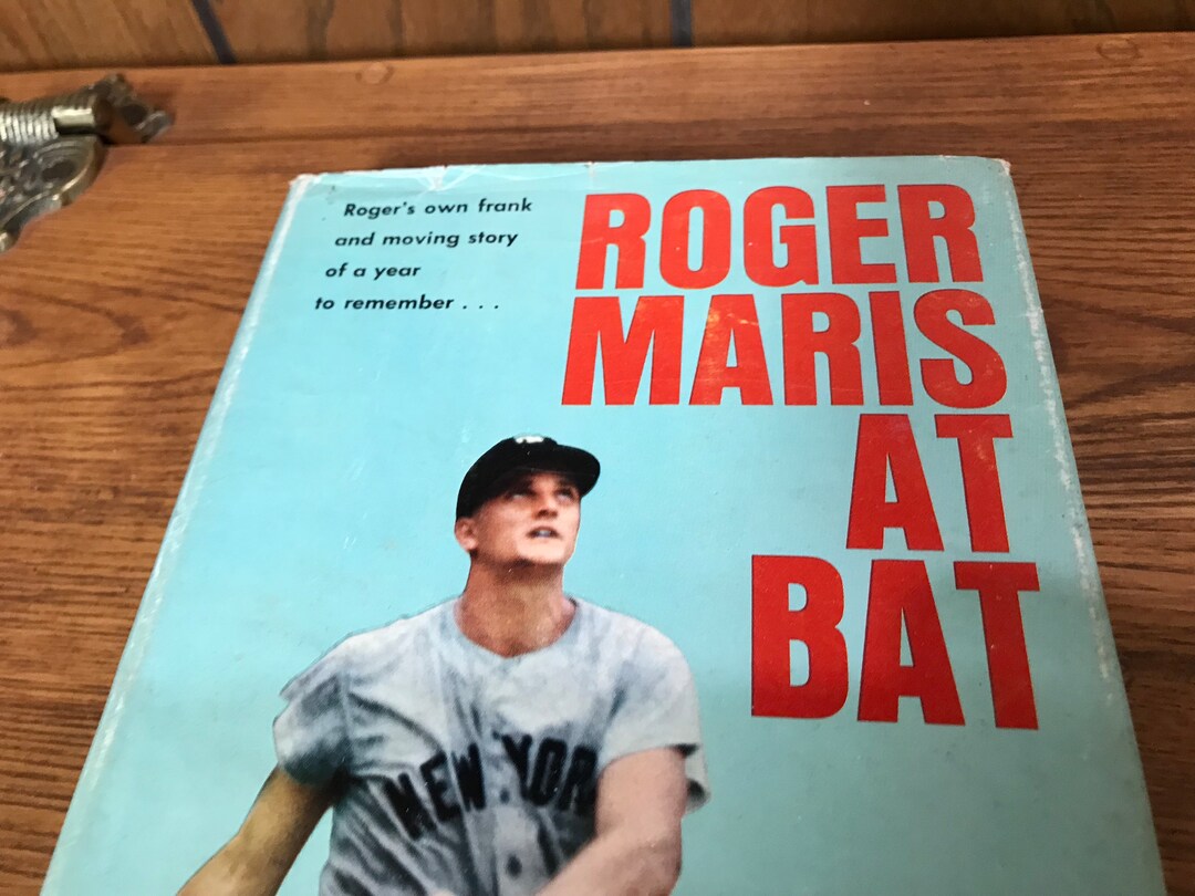 Roger Maris at Bat Baseball Book by Roger Maris + Jim Ogle Hard Cover W ...