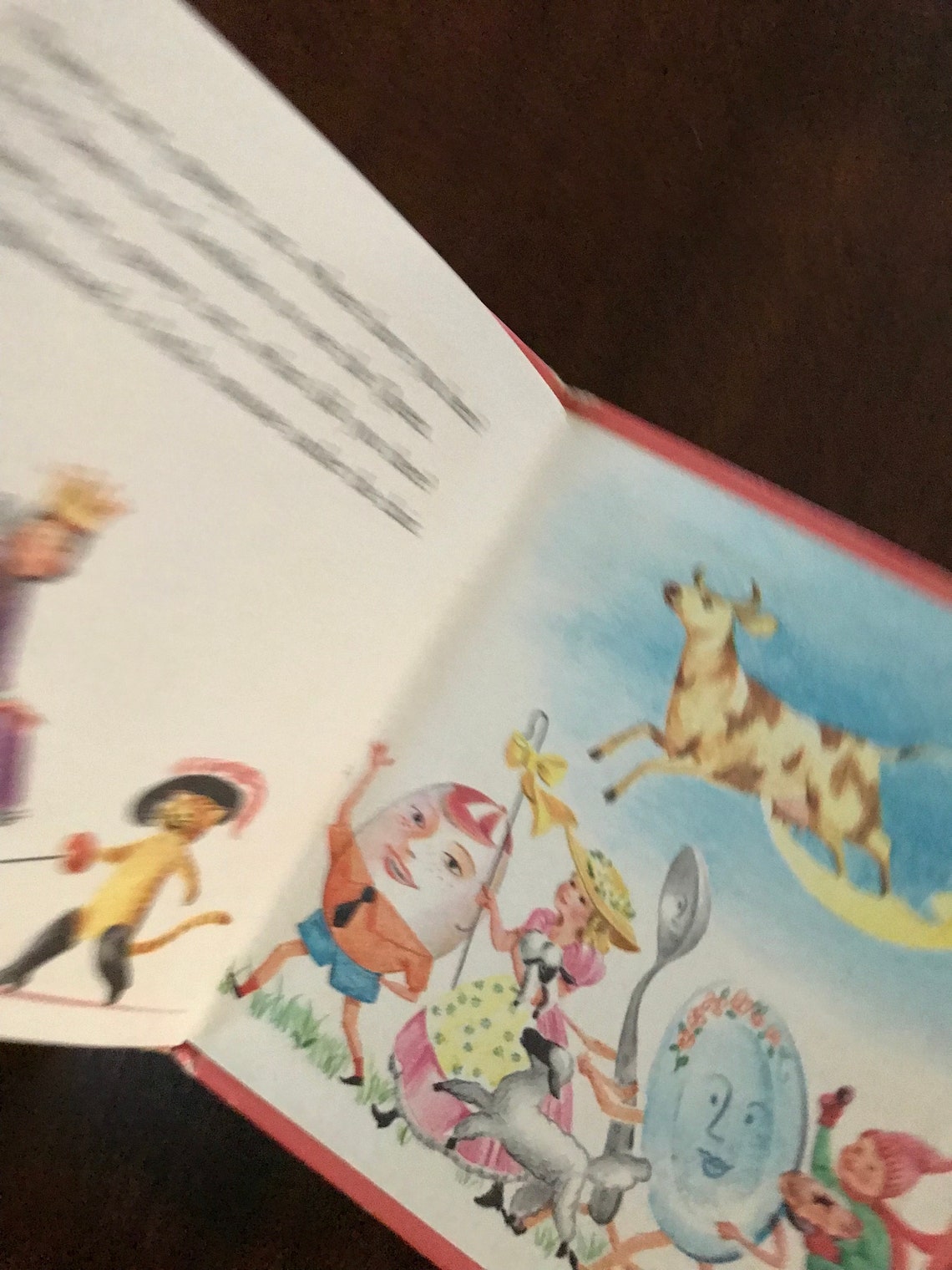 Mother Goose Story Book Whitman Tell-a-tale Childs Book - Etsy