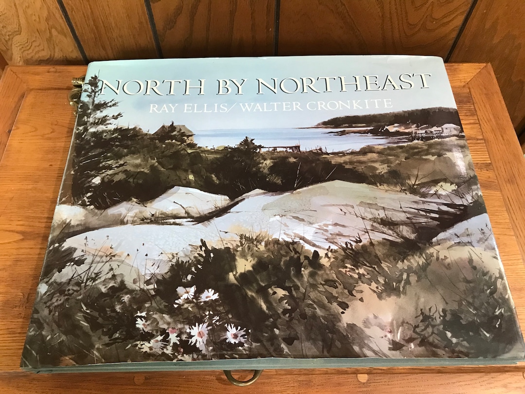 North by Northeast Art Book Ray Ellis Walter Cronkite Seashore Coffee ...