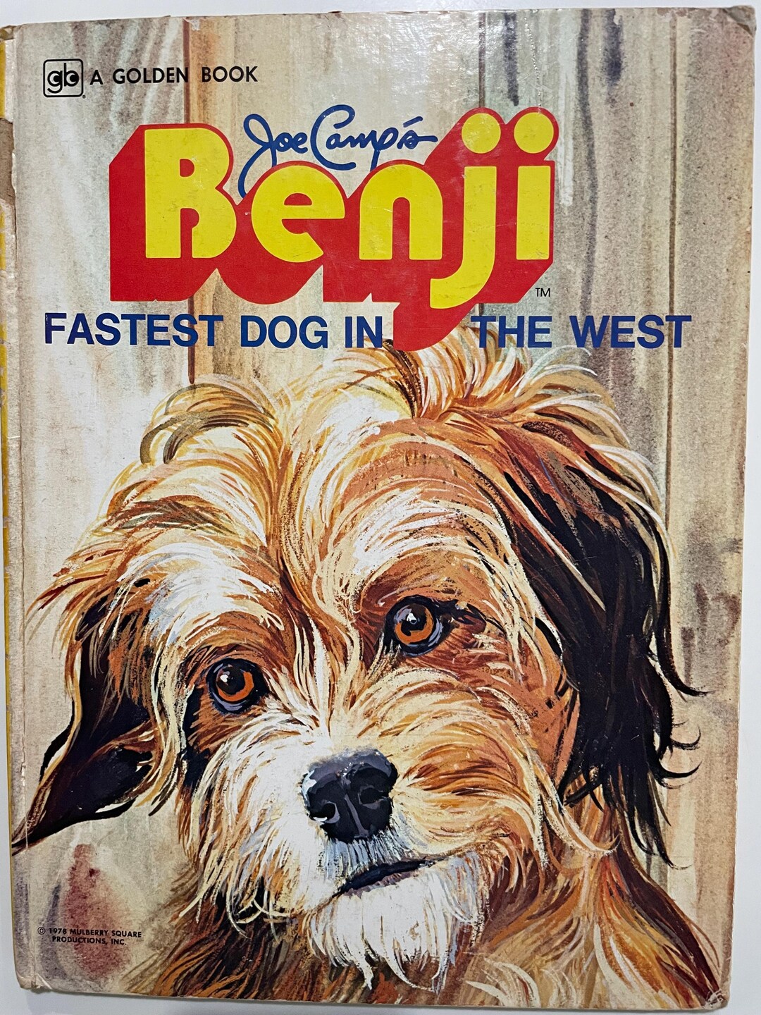 Benji Fastest Dog in the West Book Joe Camp's Rodeo Dog Story Vintage ...