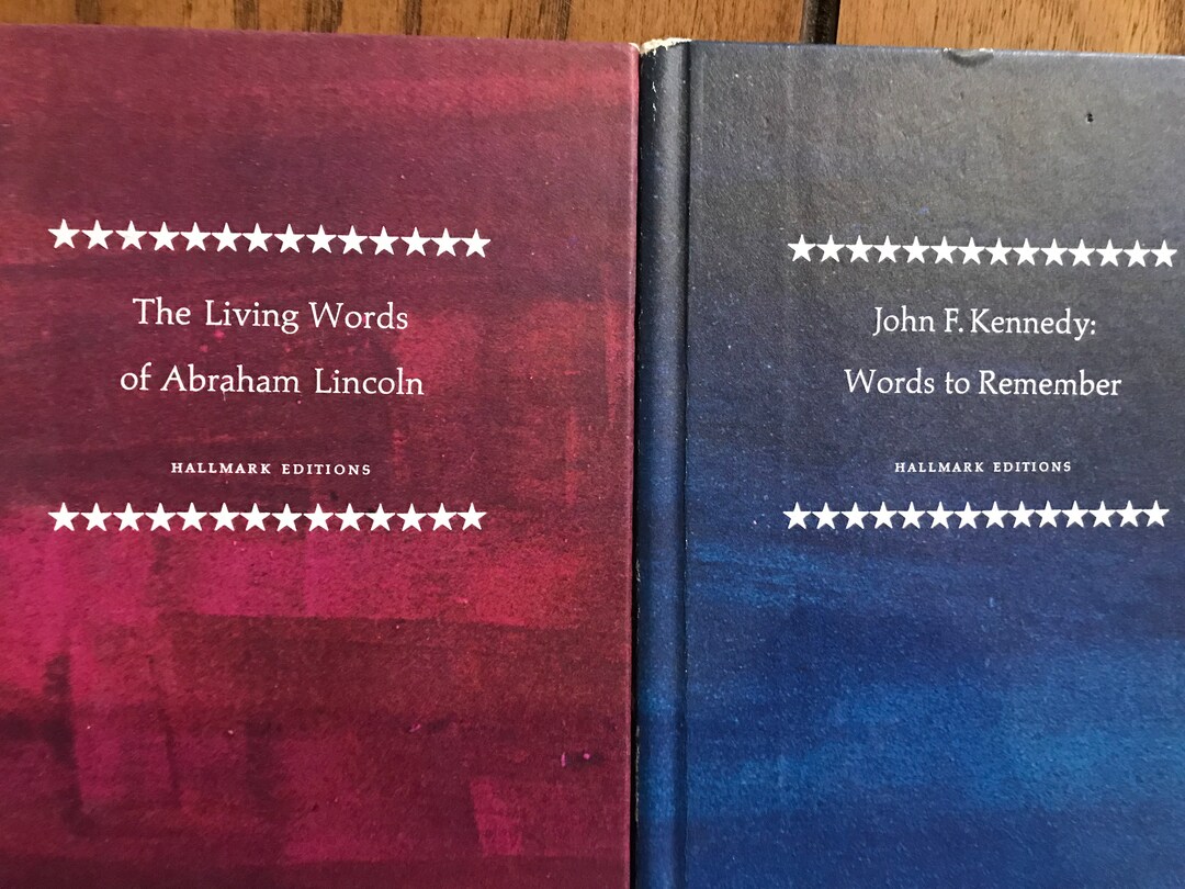 John F Kennedy Words to Remember; Abraham Lincoln, Living Words Vintage ...