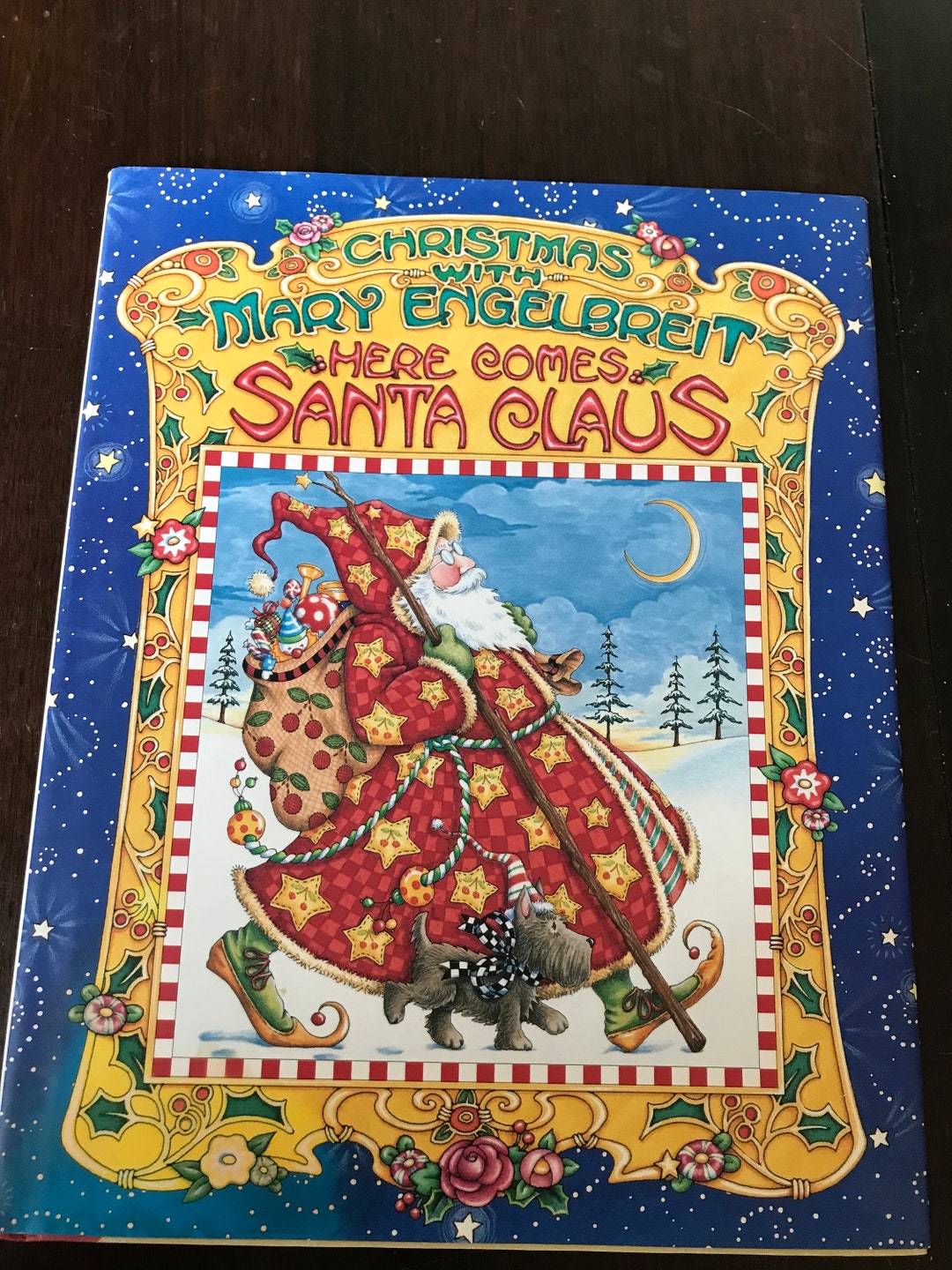 Mary Engelbreit Here Comes Santa Claus Book Laminated Hard Cover W/ DJ ...