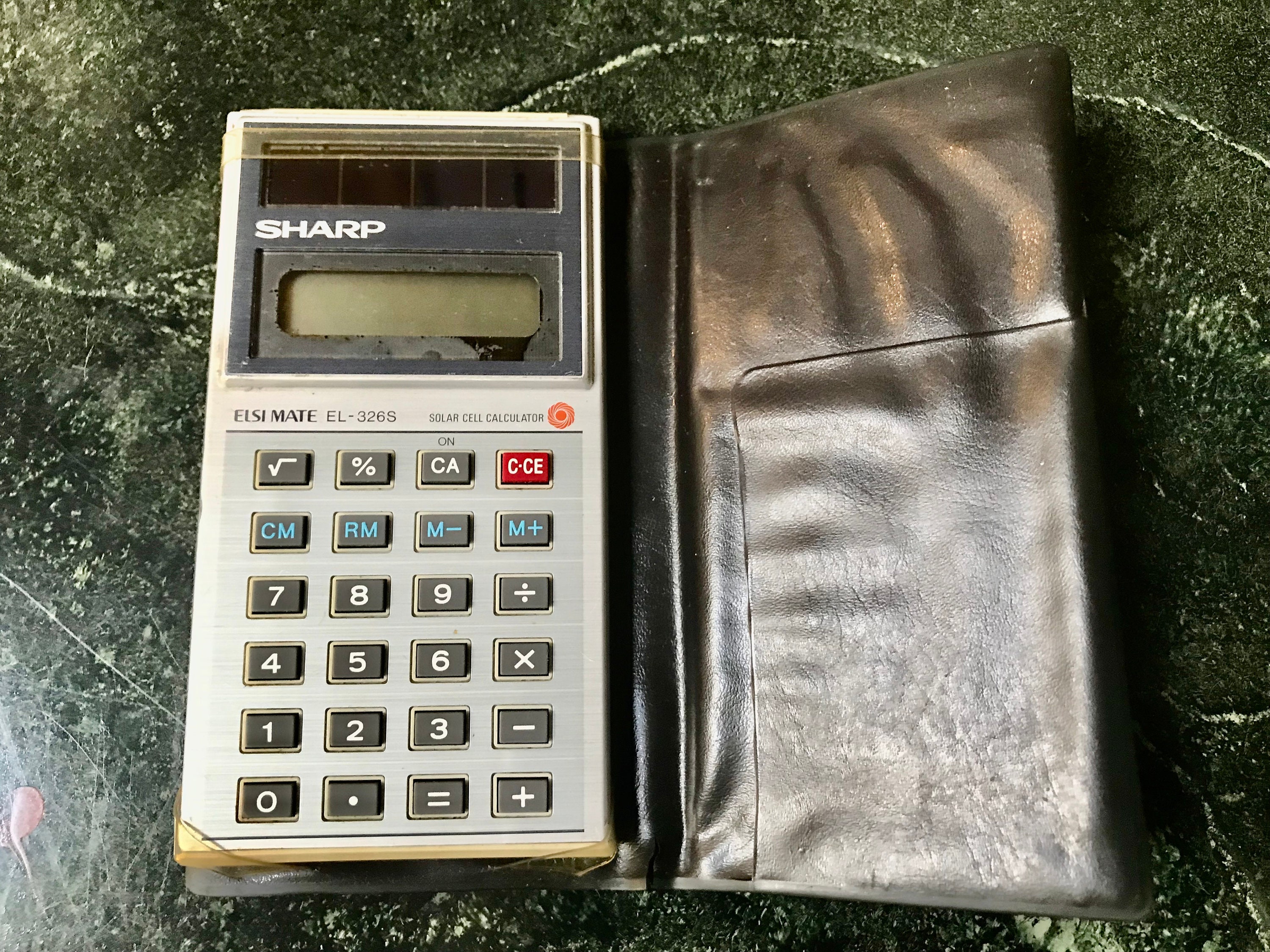 Sharp Calculator EL326S Solar/battery Vintage 1980s Pocket Calculator W ...