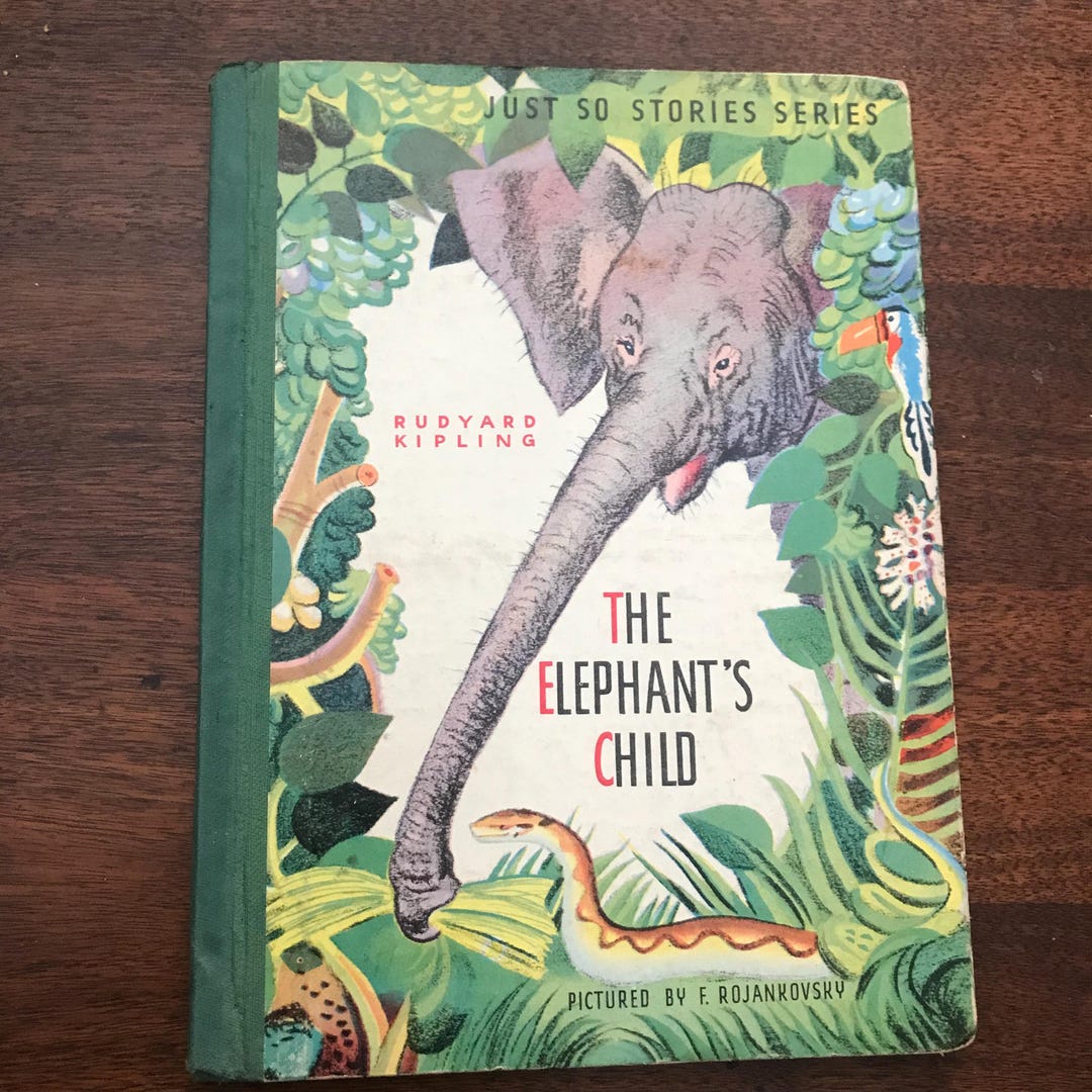 The Elephant's Child by Rudyard Kipling Hardcover Children's Storybook ...