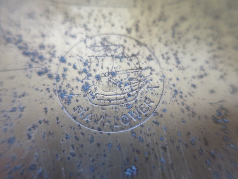 Mayflower Brass Container Craftsman Fire Starter W/ Hinged Lid - Etsy