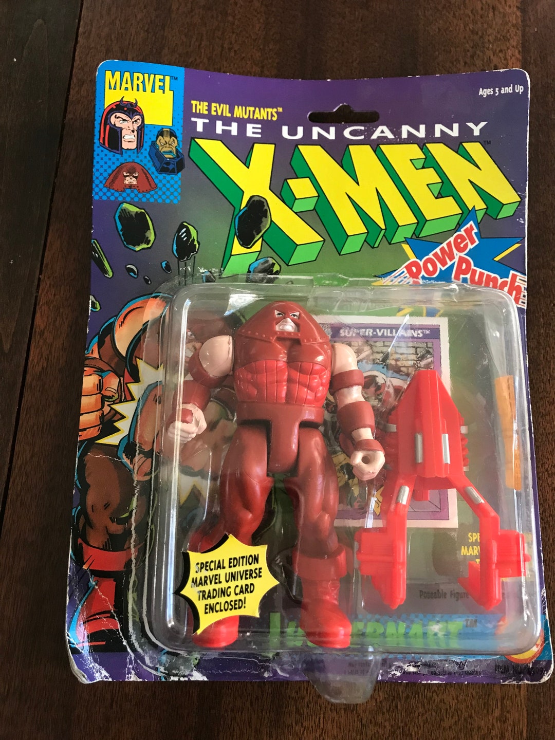 Juggernaut Uncanny X Men Action Figure W/ Power Punch Battering Ram ...