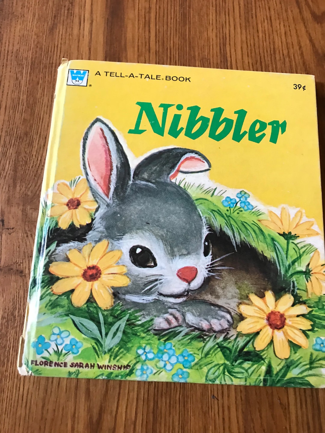 Nibbler Bunny Rabbit Childs Book by Mabel Watts Whitman Tell-a-tale ...