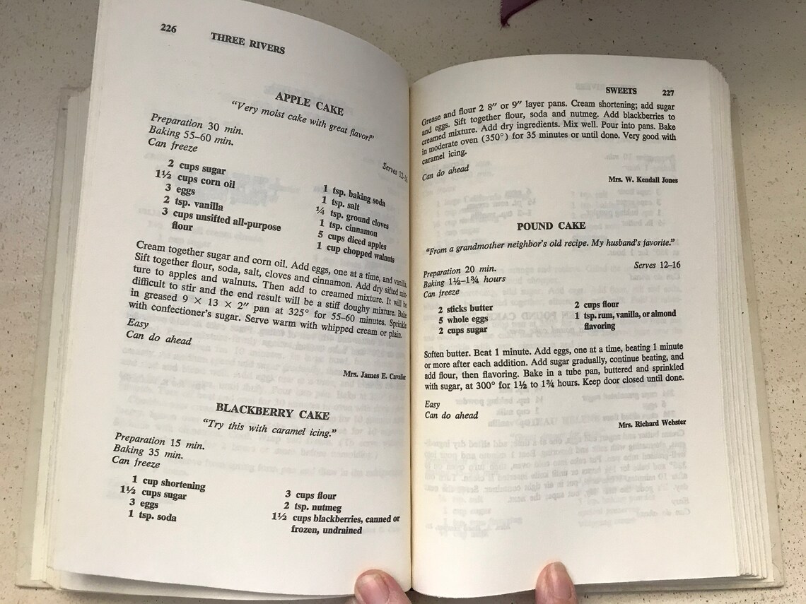 Three Rivers Cookbook Pittsburg PA Recipes Vintage 1973 Early - Etsy