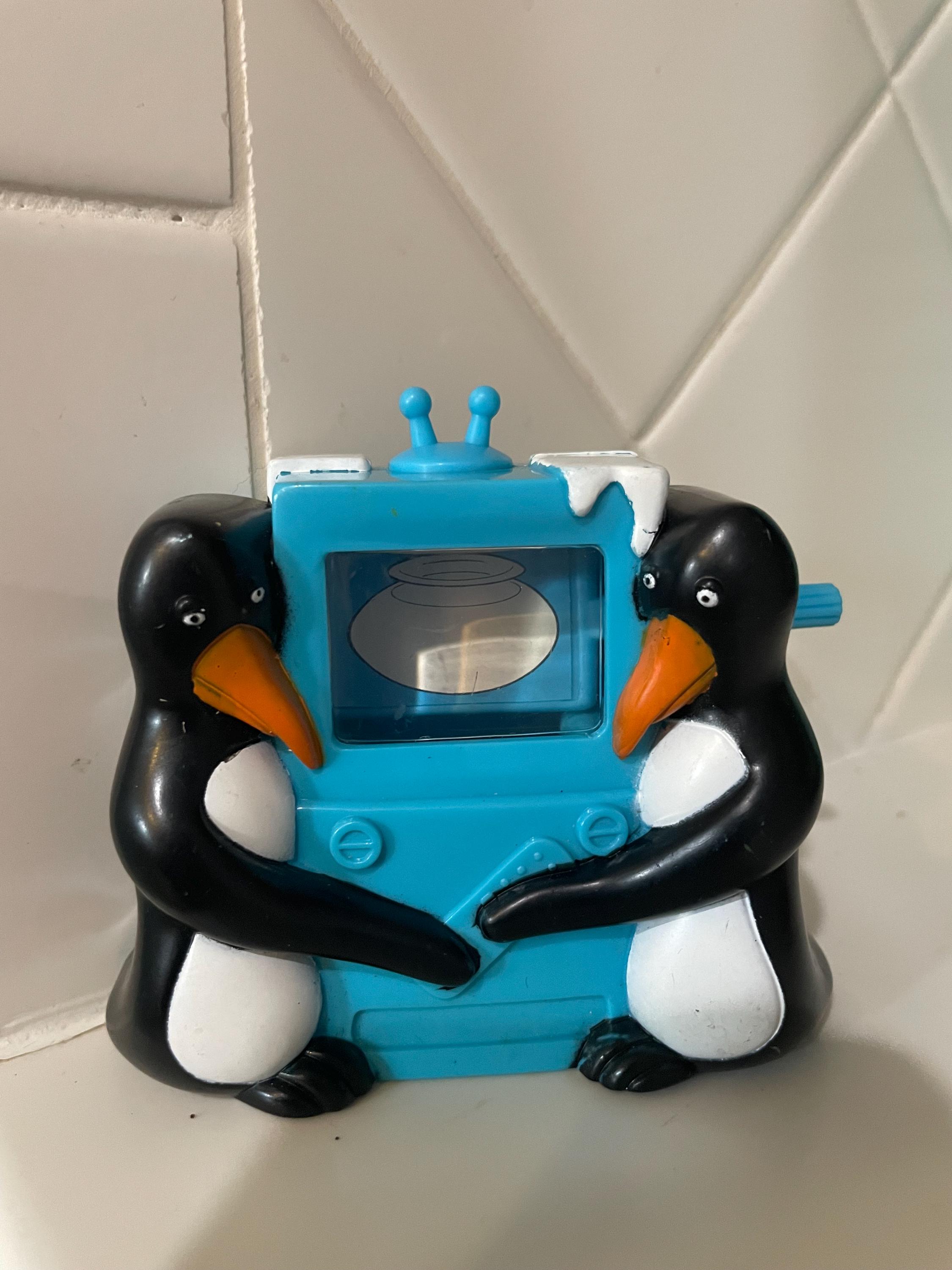 Penguins Taking TV Set KFC Kids Meal Toy ELP Communications Collectible ...