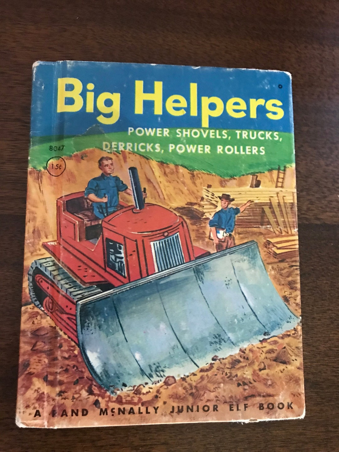 Big Helpers Power Shovels, Trucks, Derricks, Power Rollers Book #8047 ...