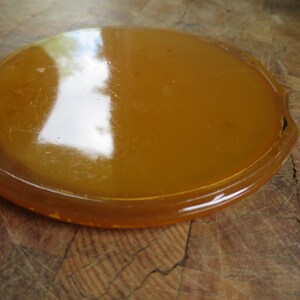 Butterscotch Celluloid Hand Mirror Amber Pyralin Bakelite Vanity Hand ...