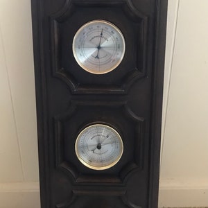 Springfield Wall Weather Station 3 Gauges Barometer, Thermometer ...