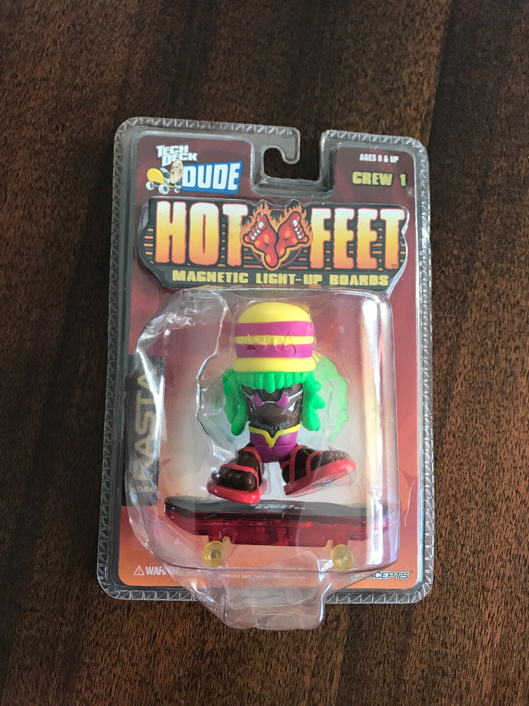 Tech Deck Dude "rasta" Hot Feet Crew 1 Action Figure Vintage 2002 ...